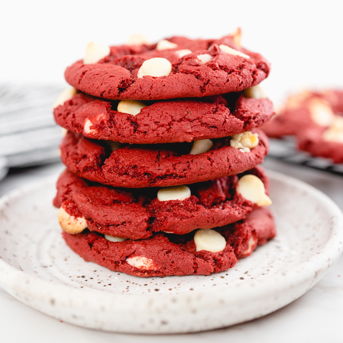 Red Velvet Cookies with Cake Mix