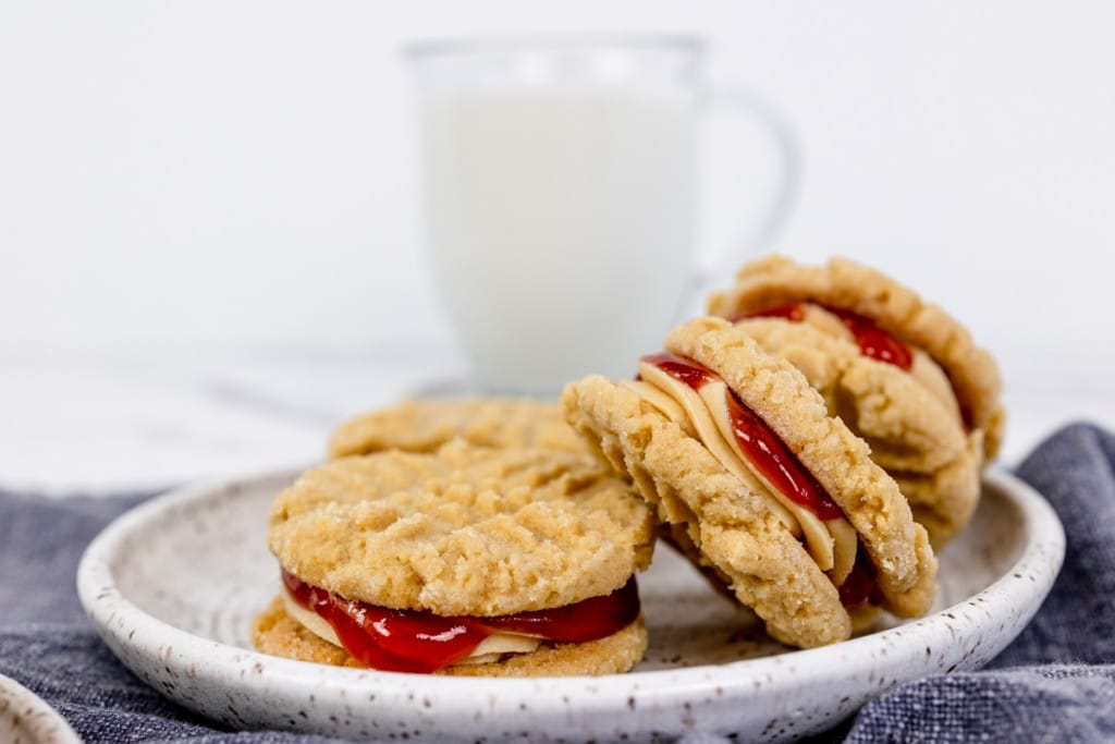 Peanut Butter and Jelly Cookies
