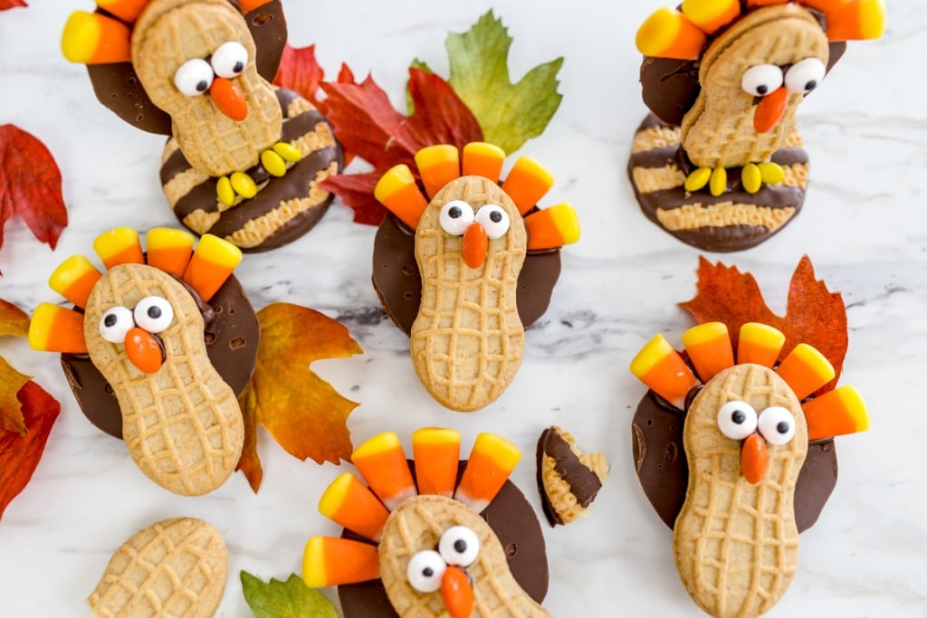 Turkey Nutter Butter Cookies