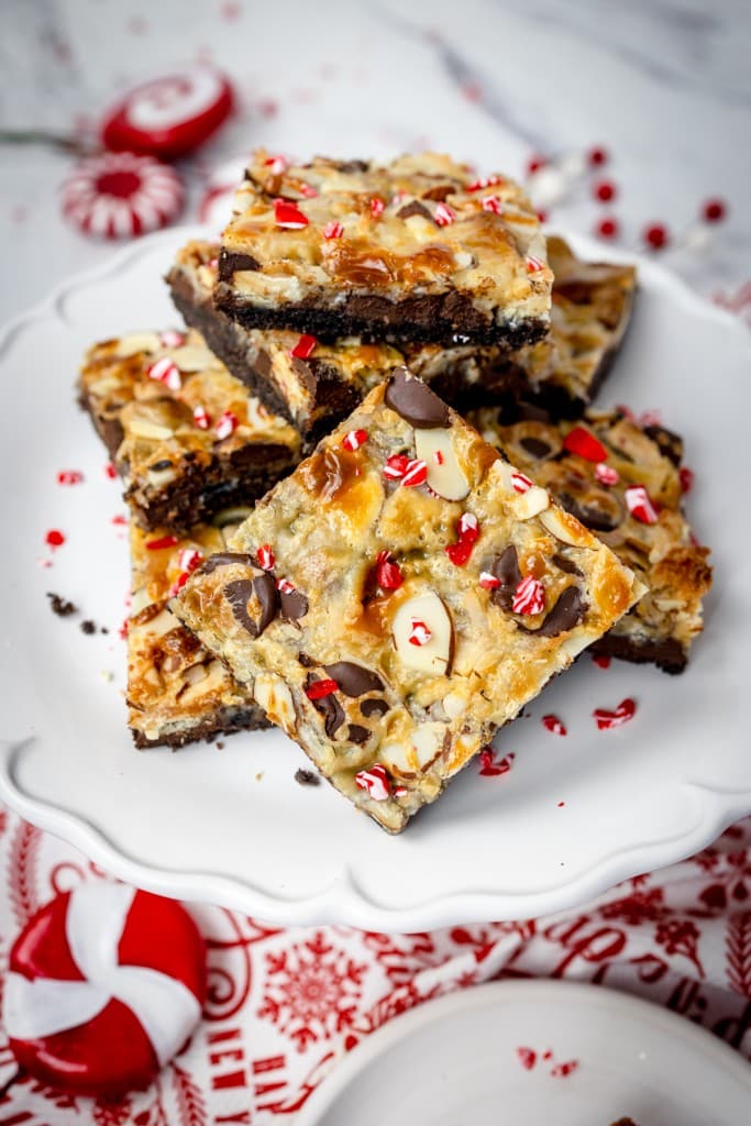 Christmas Magic Bars - 7 Layer Bars Holiday Recipe