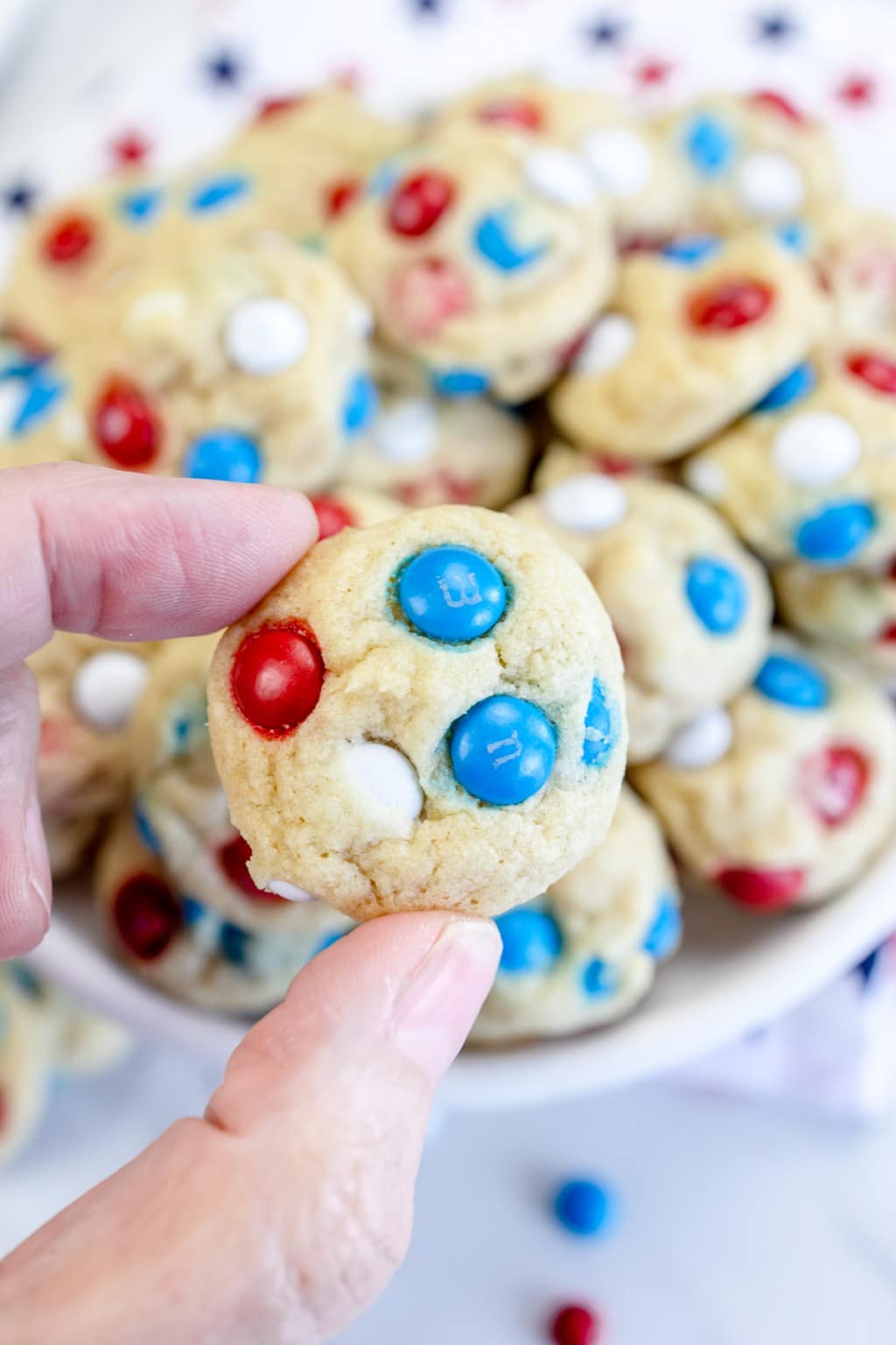 Mini M&M Cookies - Best Chewy Chip Cookie Recipe